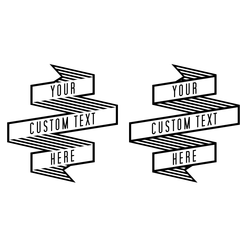 Custom Text SVG Banner Clipart SVG - Clipart free download